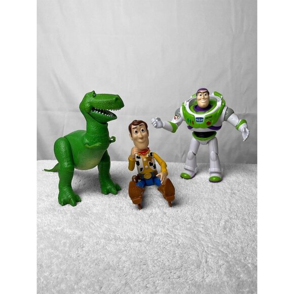 Disney Pixar | Toys | Disney Pixar Toy Story Woody Rex And Buzz ...